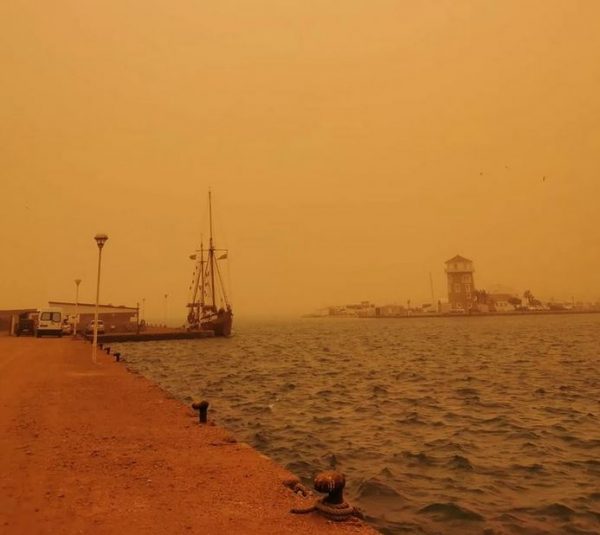 Saharan desert over the Alborán Sea - Alnitak